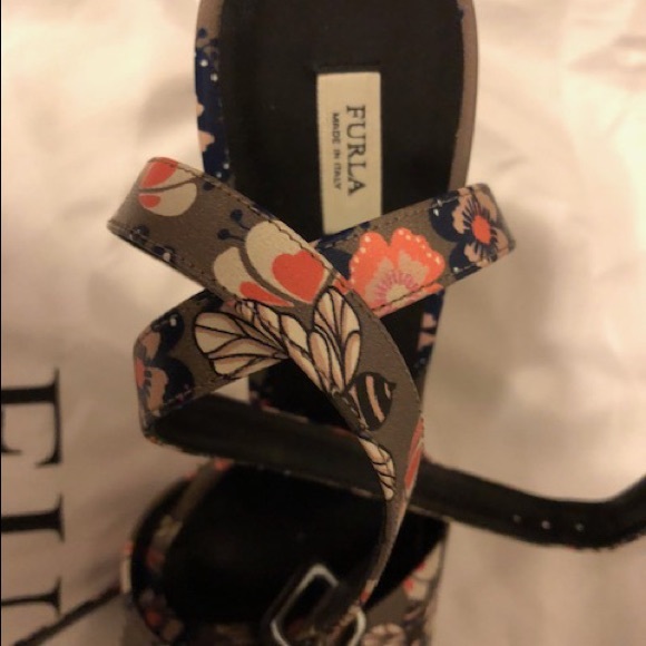 Furla | Shoes | Furla High Heeled Leather Sandals | Poshmark